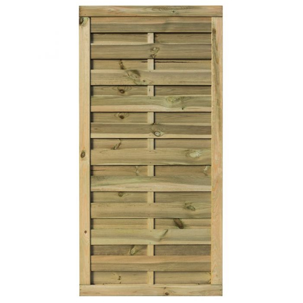 3 X 6 Pressure Treated Solid Slat Screen Gate | HomeBerry